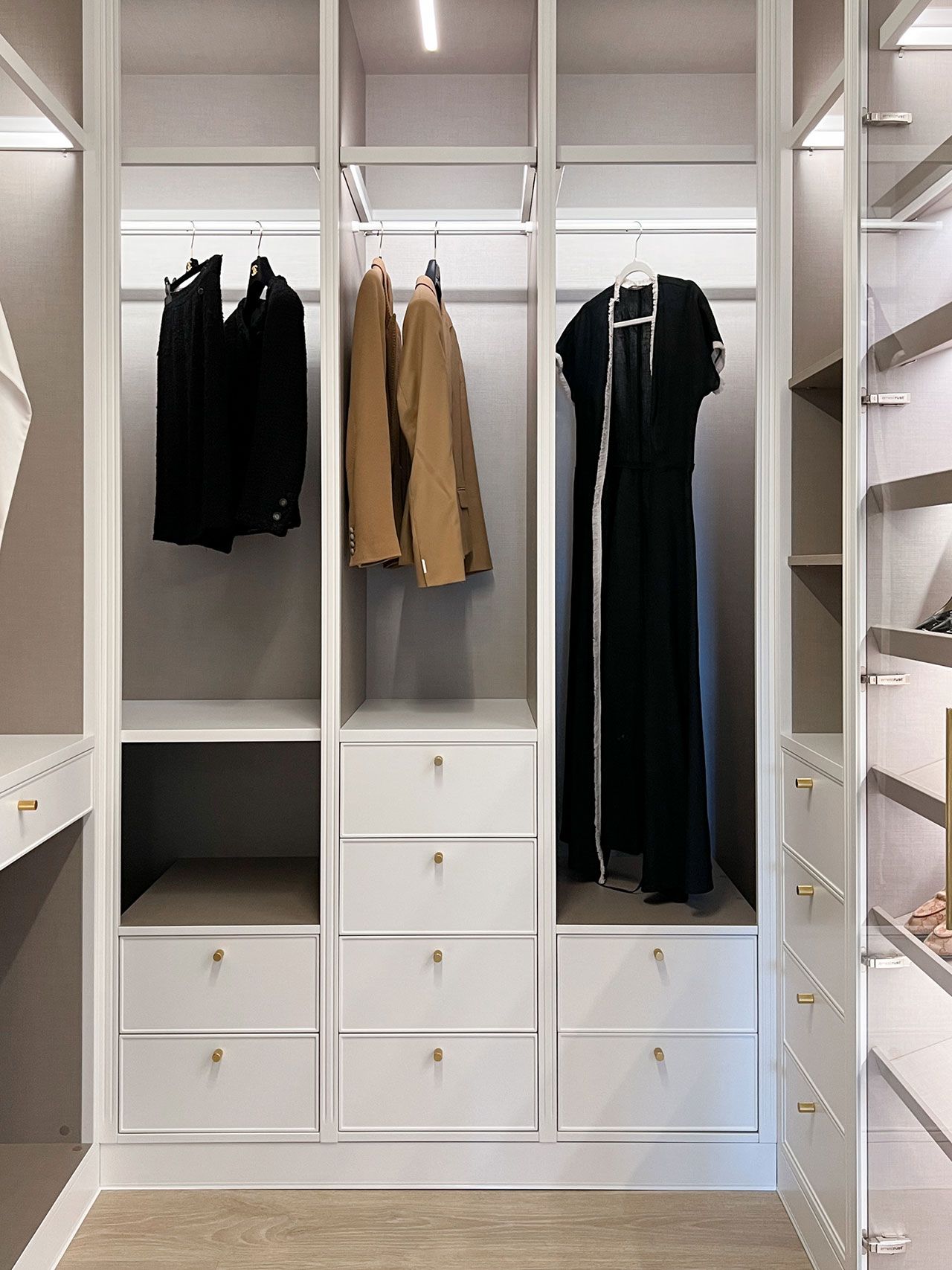 Contemporary Custom Closets - Sleek and Minimal Project